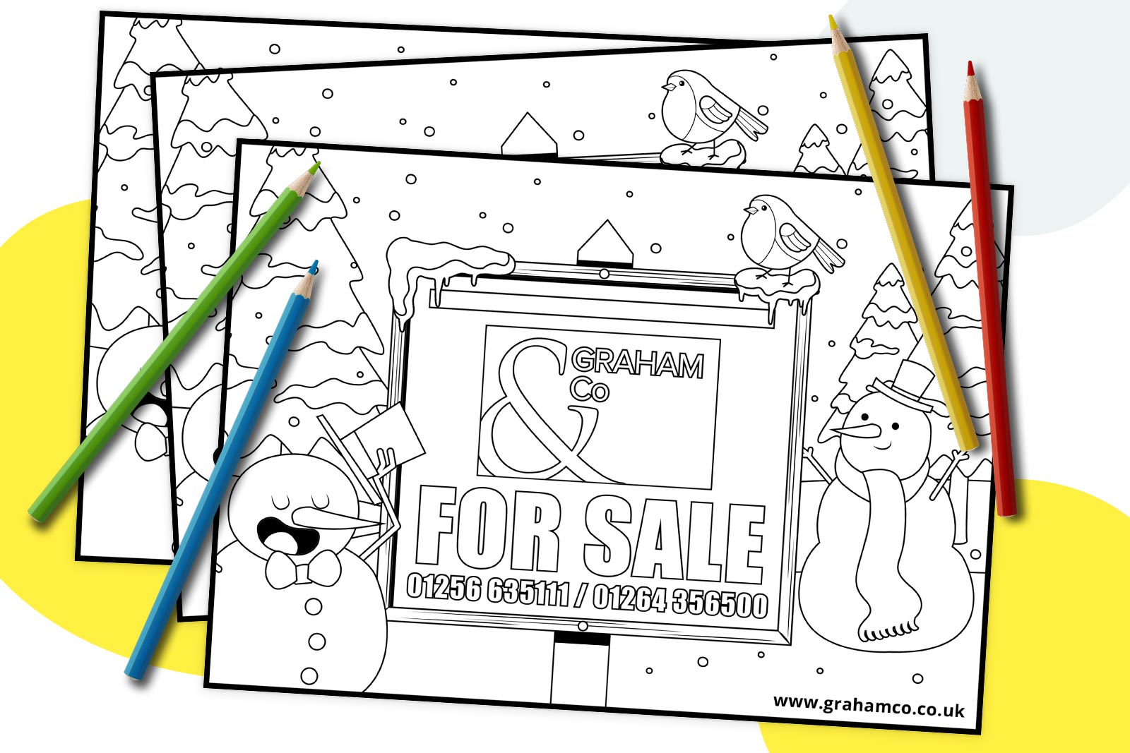 Win Vouchers to Spend in Andover in Our Community Christmas Colouring ...